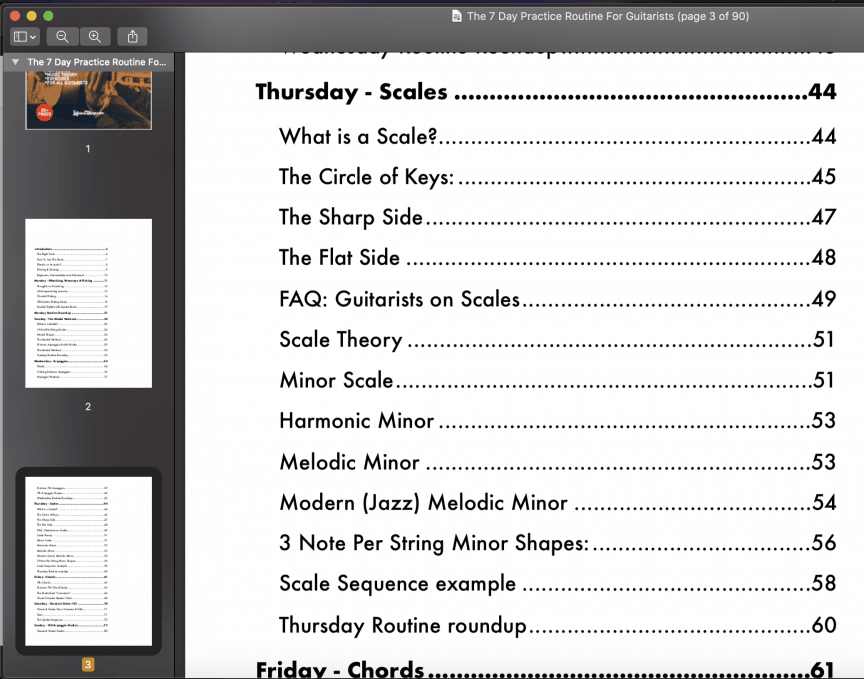 Guitar Practice Routine Guide with Guitar Music Theory