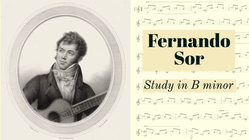 Fernando Sor Study in B minor | Life In 12 Keys