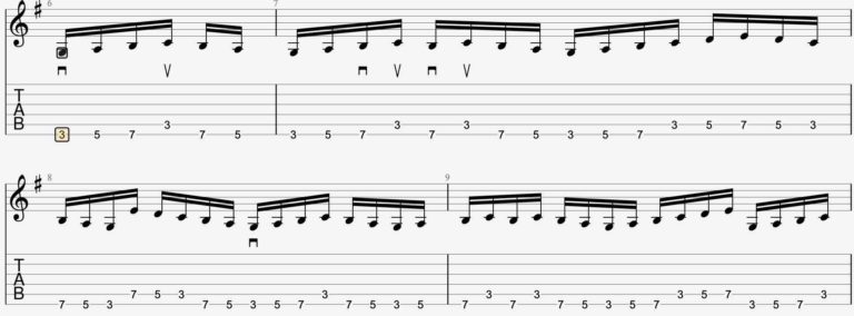 Alternate Picking Exercises for Guitarists